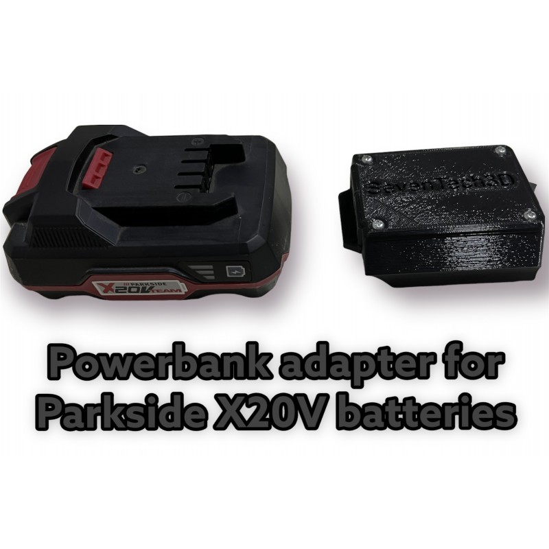Powerbank adapter for Parkside X20V batteries