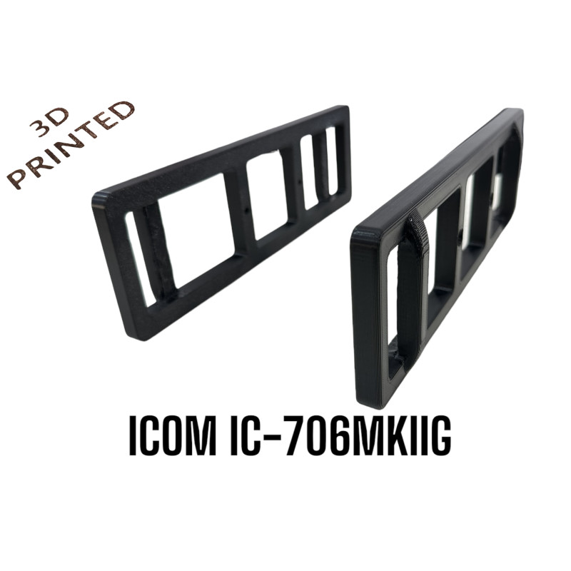 Sidebars Rails for ham radio ICOM IC-706 MKIIG